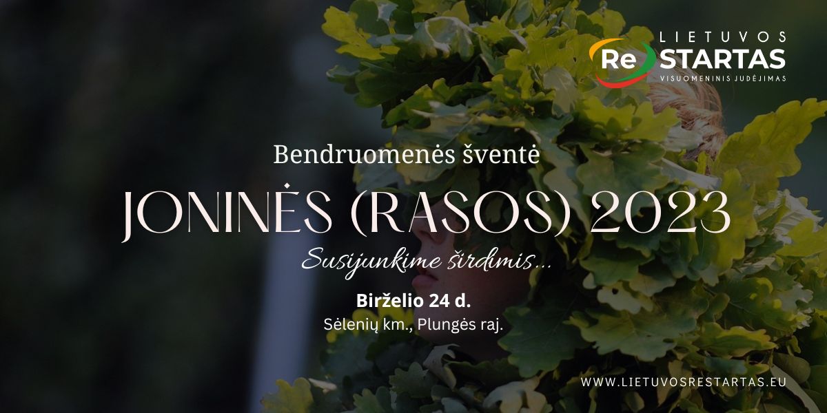 Bendruomenės šventė "Joninės (Rasos) 2023" birželio 24 d. - Lietuvos ...